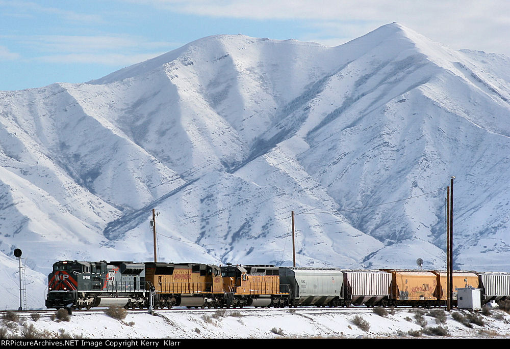 UP 1983 with the Oquirrh Mountains